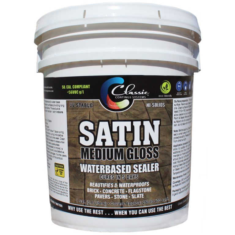 SATIN MEDIUM GLOSS SEALER – Classic Coatings Systems