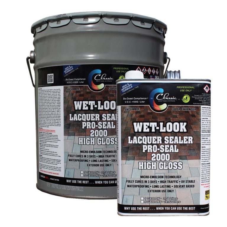 PRO-SEAL 2000 WET LOOK HIGH GLOSS LACQUER SEALER – Classic Coatings Systems