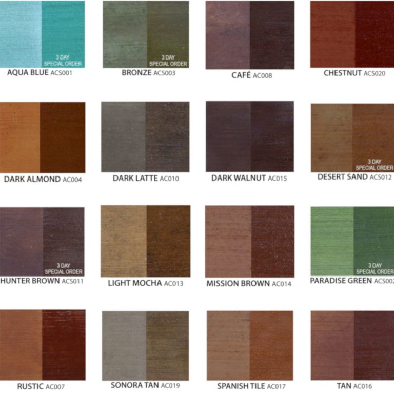 Color Charts – Classic Coatings Systems